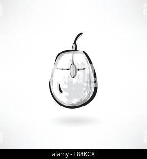 grunge mouse cursor interface icon emblem Stock Vector Image & Art - Alamy