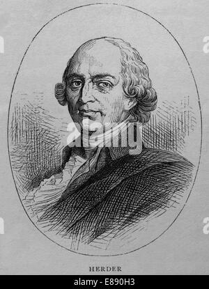 Johann Gottfried von Herder (1744-1803) was a German philosopher ...