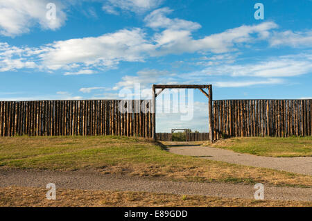 Canada, Alberta, Calgary: Fort Calgary Historic Park, Exterior Stock ...