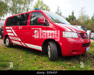The Volkswagen fire engine, operated by Freiwillige Feuerwehr Spillern ...