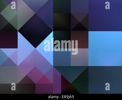 Beautiful dynamic square fractal pattern Stock Photo - Alamy