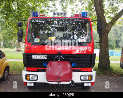 The Mercedes 1222 fire engine, part of the Freiwillige Feuerwehr ...