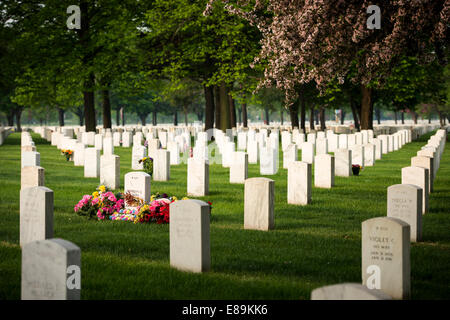 Fort Snelling national cemetery Stock Photo - Alamy