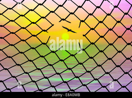 Freedom metaphor as a symbol of liberty and as a concept of chains ...