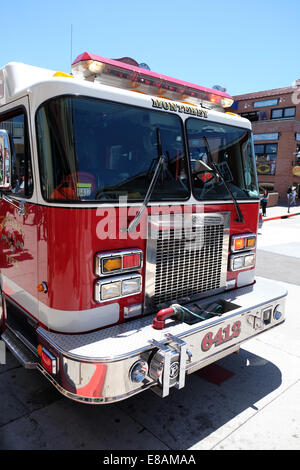 The Monterey Fire department responds to an emergency in Cannery Row ...