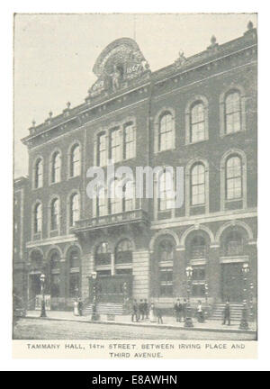 An 1893 illustration of Tammany Hall, located on 14th Street between ...