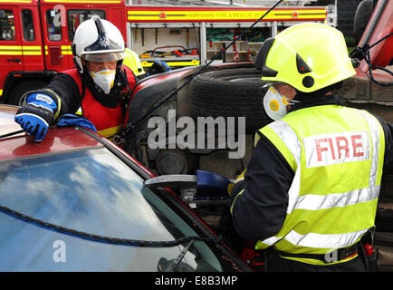 Fire service Jaws of Life Lukas cutting gear Stock Photo - Alamy