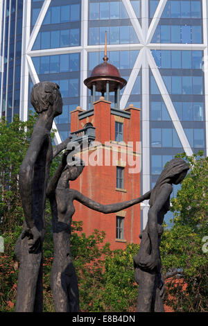 Calgary, Alberta, Canada - The Family of Man Sculptures (Artist Mario ...