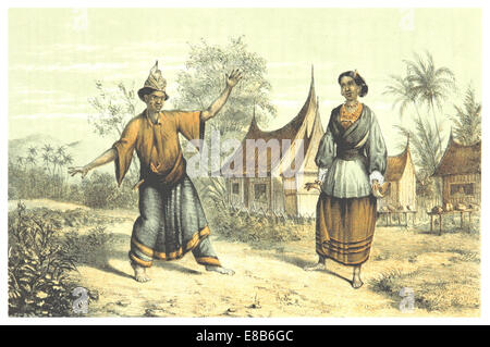 An illustration from Buddingh's work depicting the ruins of the Sultan ...