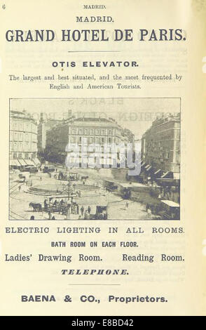 This 1895 illustration by O'Sheas depicts the Grand Hotel de Paris in ...