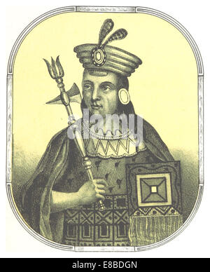 This 19th-century illustration from *Sahuaraura* depicts the Inca ...