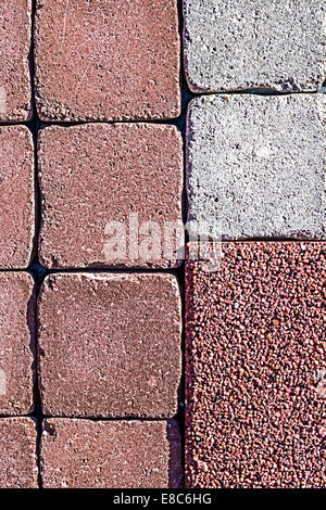 Detail of cobblestone sidewalk made of cubic stones Stock Photo - Alamy