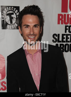 LOS ANGELES - APR 1: Corey Saunders at the "10 Rules for Sleeping ...