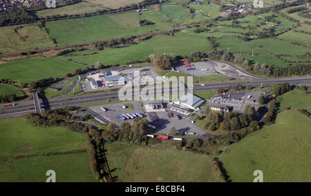 aerial view of junction 3 of the M61 motorway, Bolton, BL5 Stock Photo ...