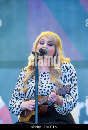 Meghan Trainor performs in concert at Le Trianon in Paris on May 28 ...