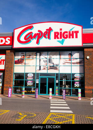 Carpet Right, Slough shopping park, England, UK Stock Photo - Alamy