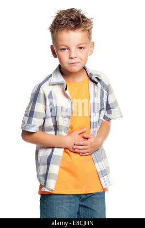 stomach ache. Children have abdominal pain, indigestion, gastritis ...