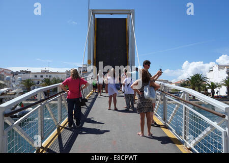 Drawbridge with modern design in Lagos, The Algarve, Portugal Stock ...