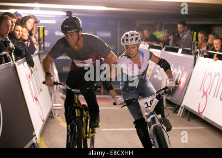 Anna Glowinski & Sam PILGRIM at Parkour Ride a multi-discipline cycling ...