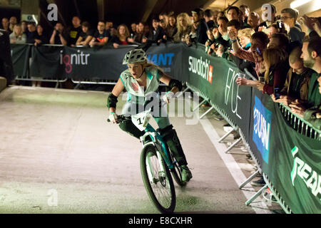Anna Glowinski at Parkour Ride a multi-discipline cycling event held in ...