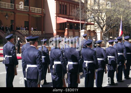 Australian defence military personnel at the State Stock Photo - Alamy