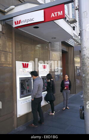 westpac bank ATM in sydney,australia Stock Photo - Alamy