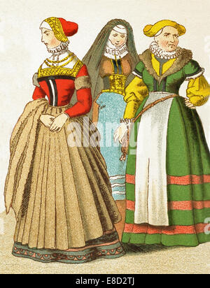 The German women represented here are, from left to right: woman from ...