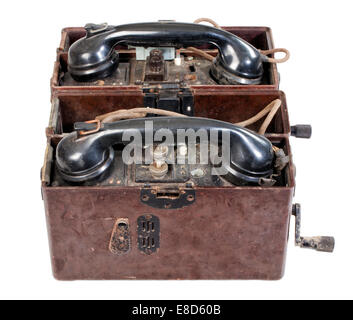 German field telephone Stock Photo - Alamy