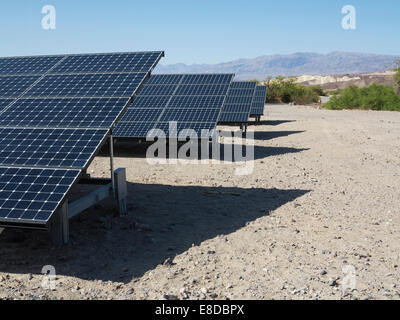 Solar panels, Death Valley National Park. California Stock Photo - Alamy