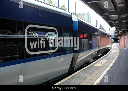 A Translink NI Railways train at Belfast Central Station Northern ...