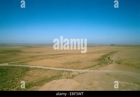 A view of the archaeological site of Calah (Nimrud) in Iraq, located 20 ...