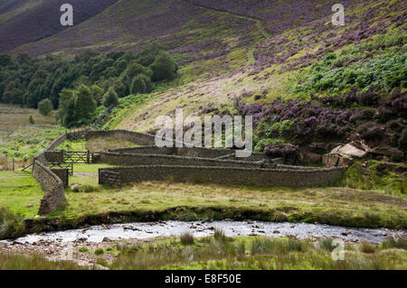 Snake Pass at the Peak District National Park - aerial view - travel ...