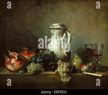 Jean Baptiste Simeon Chardin Still Life with Plums Stock Photo - Alamy