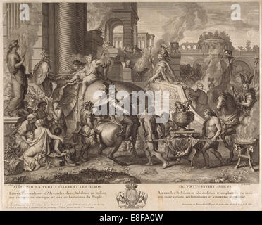 Alexander the Great entering Babylon. Alexander III of Macedon, aka ...