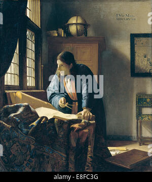 Johannes Vermeer - The Geographer Stock Photo - Alamy