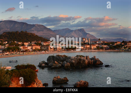 Stoupa Greece - tourist resort Stock Photo - Alamy