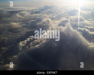 Cumulus clouds. White clouds on a blue background. Summer sky Stock ...