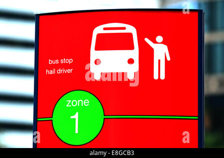 brisbane bus - not in service, city centre,Queensland,Australia Stock ...