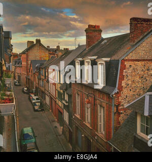 Street in residential area Stock Photo - Alamy