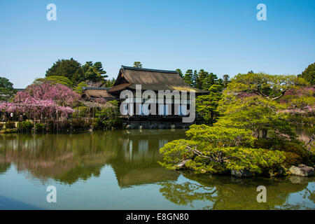 Park, Heian-jingū Shrine, Kyoto, Japan Stock Photo - Alamy