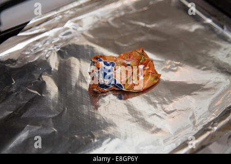 Shrinking a crisp packet in the oven, childhood craze from the 1980s ...