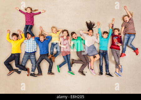 Children messing around happily Stock Photo - Alamy