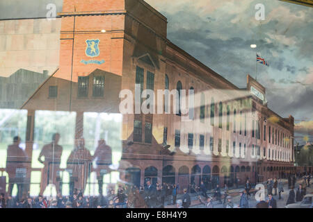 Glasgow Rangers, Ibrox Stadium,bill struth main stand club logo ...