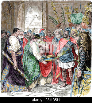 Romulus Augustulus, or Romulus Augustus, Western Roman Emperor from 475 ...