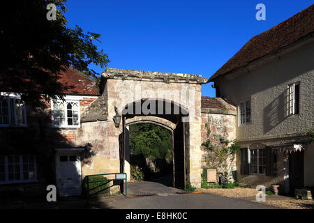 Harnham Gate, De Vaux Place, Salisbury, Wiltshire, England, UK Stock ...