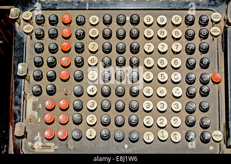 Ten Key adding machine from a museum Stock Photo - Alamy