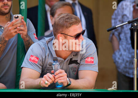 South Sydney Rabbitohs player George Burgess during a training session ...