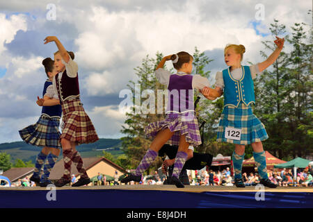 Children Traditional Scottish Highland Dancing During The Langholm ...