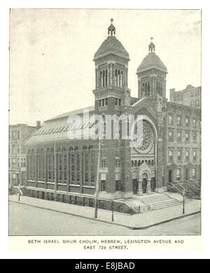 An 1893 illustration of the Beth Israel Bikur Cholim Hebrew ...