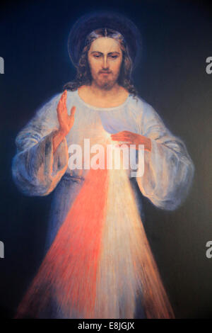 Painting. Merciful Jesus Christ Stock Photo - Alamy